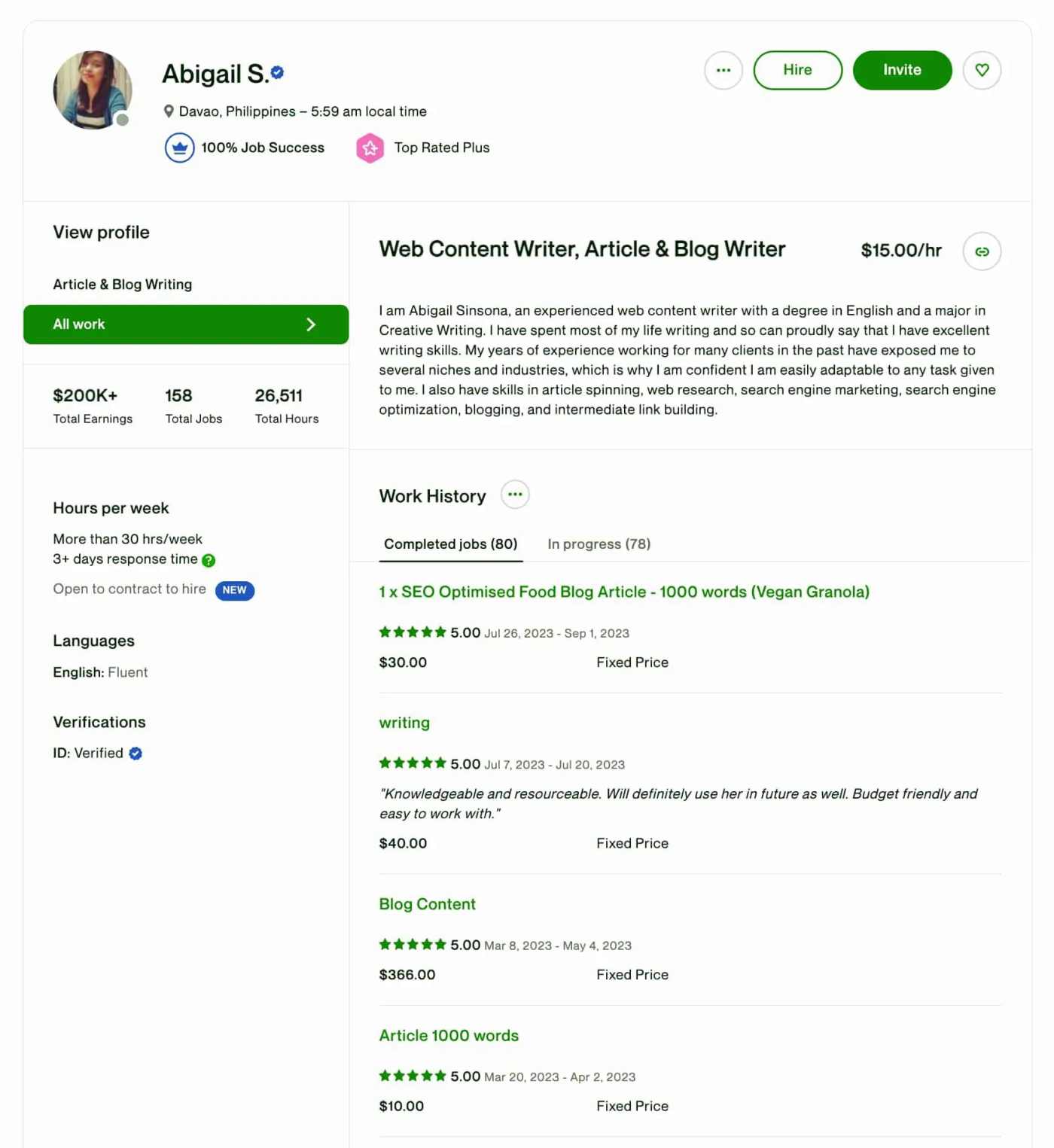 10 Best Upwork Profile Examples To Help You Get Clients In 2025 | Friday