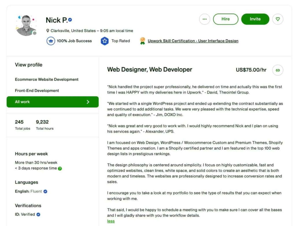 10 Best Upwork Profile Examples To Help You Get Clients In 2025 | Friday