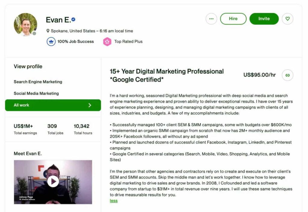 10 Best Upwork Profile Examples To Help You Get Clients In 2025 | Friday